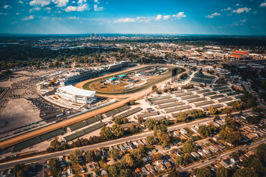 Churchill Downs from the Sky - Aerial & Drone Photography Louisville